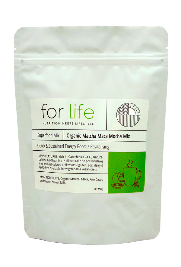 Organic Matcha Maca Mocha Mix - for life Nutrition