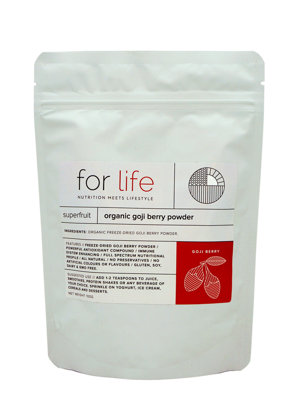 Organic Goji Berry Powder - for life Nutrition