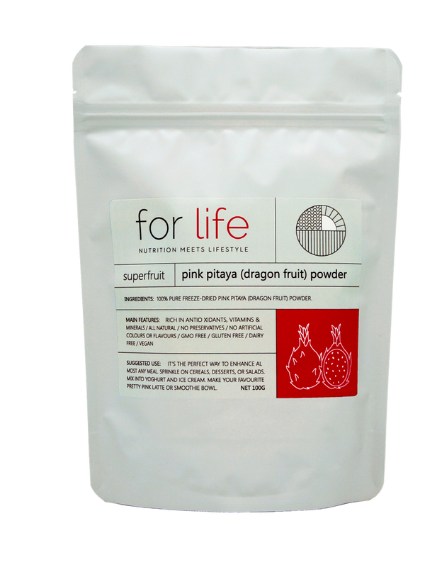 Pink Pitaya (Dragon Fruit) Powder - for life Nutrition
